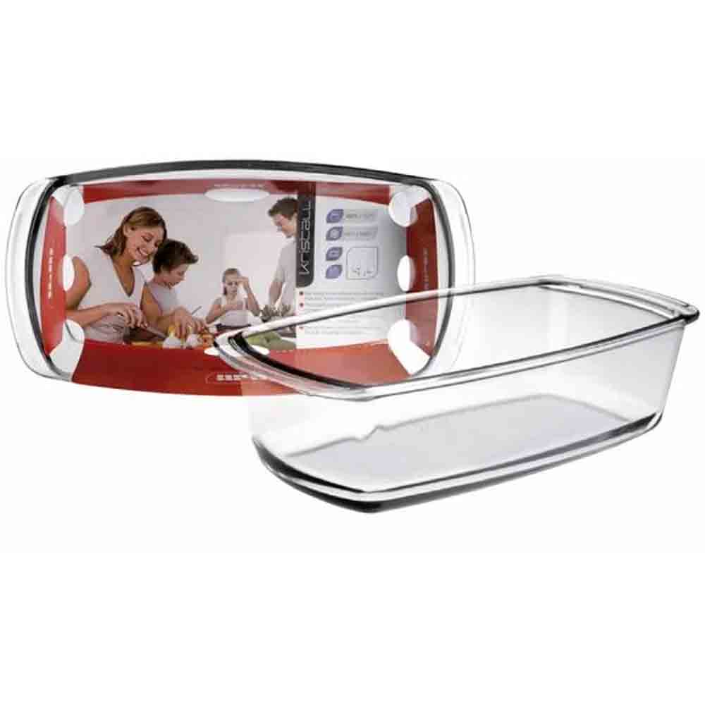 Assadeira de Vidro 1 Litros Retangular Ibili - Doural - Doural